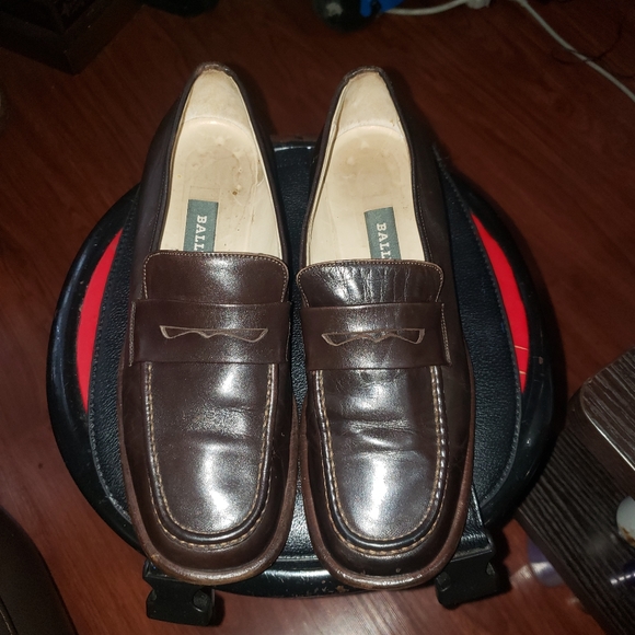 Bally | Shoes | Vintage Mens Bally Penny Loafer Shoe Brown Size 395 ...